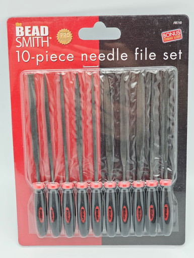 File Needle Set 10pcs 6" with handles - SJ Jewelry Supply