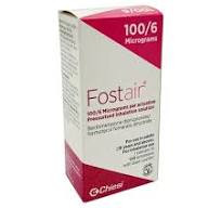 FOSTAIR (BECLOMETHASONE/FORMETEROL) 100/6 INHALER,120CT