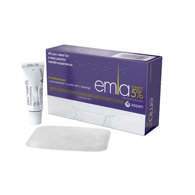 EMLA CREAM OTC PACK WITH DRESSINGS