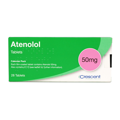 ATENOLOL 50MG TABLET,28CT