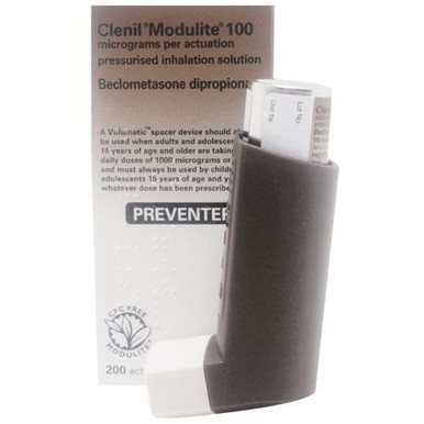 CLENIL MODULITE CFC FREE 100MCG INHALER,1CT