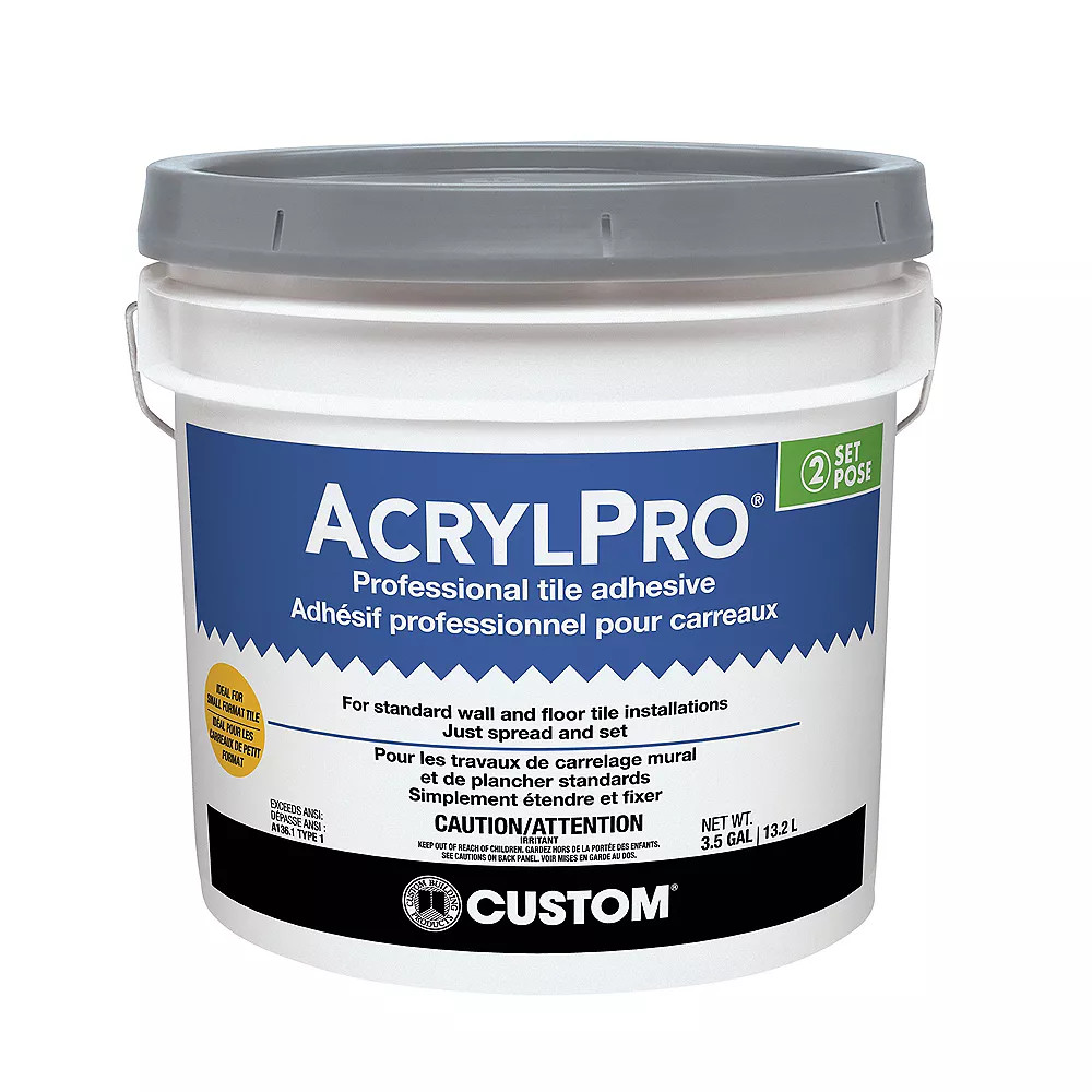 Custom Acrylpro Mastic Tile Adhesive