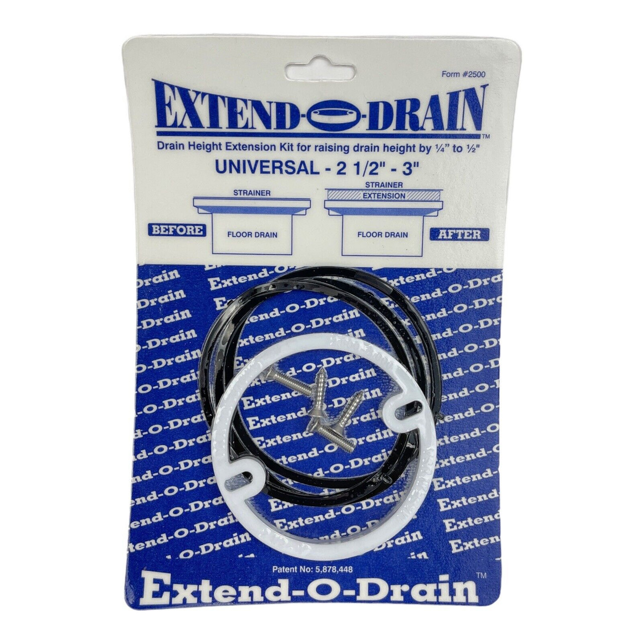 Extend O Drain Universal Drain Height Extension Kit