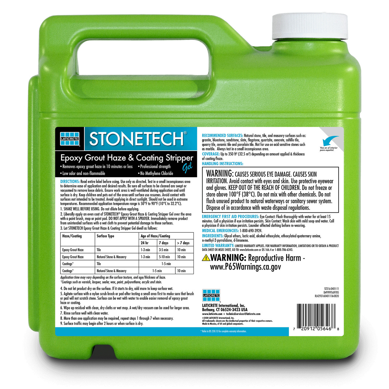 StoneTech Epoxy Grout Haze & Coating Stripper