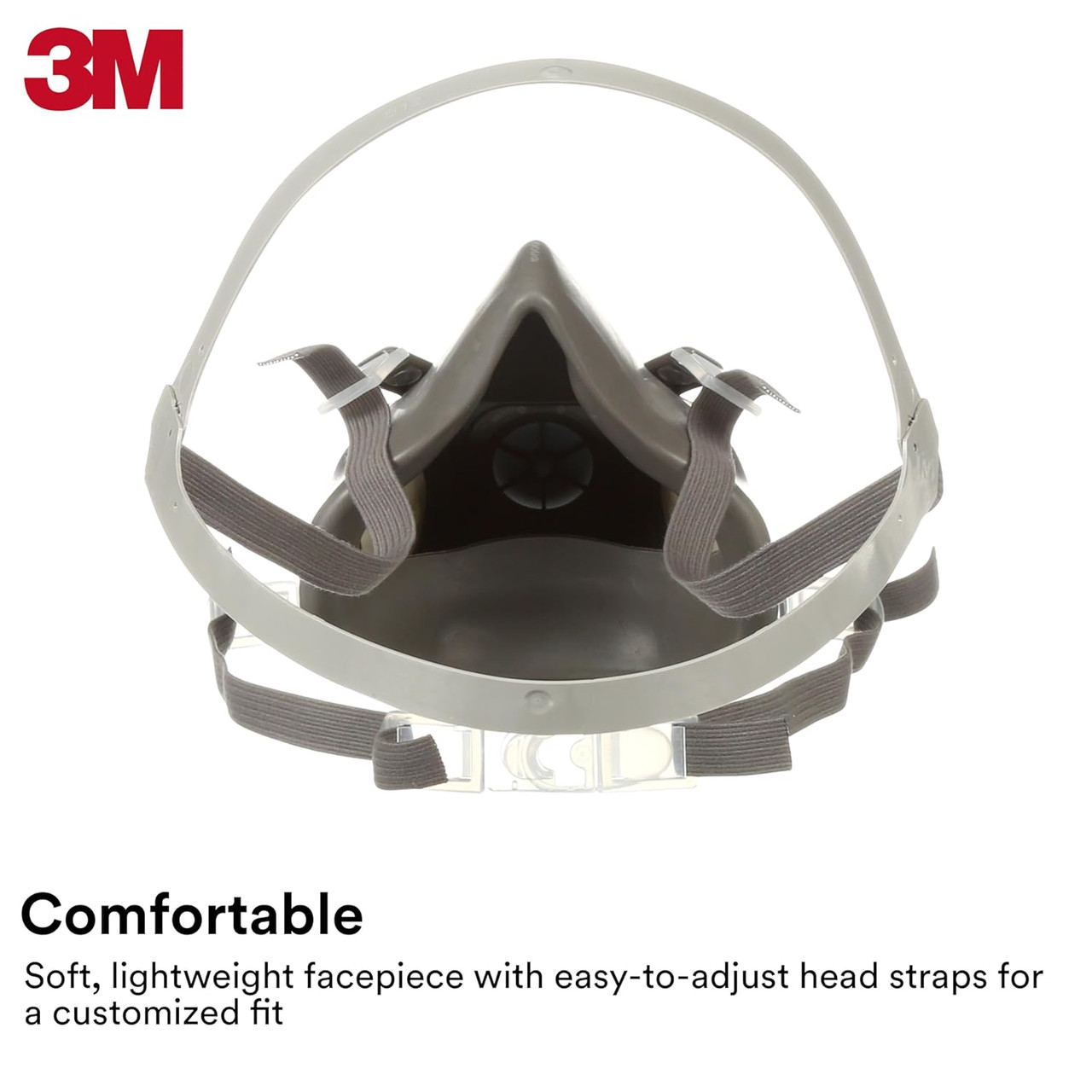 3M Half Facepiece Reusable Respirator Mask - Large