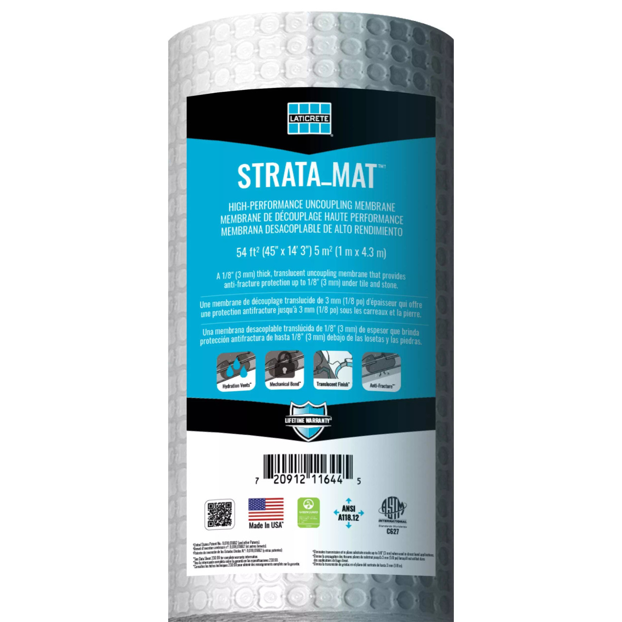 Laticrete Strata Mat Uncoupling Membrane
