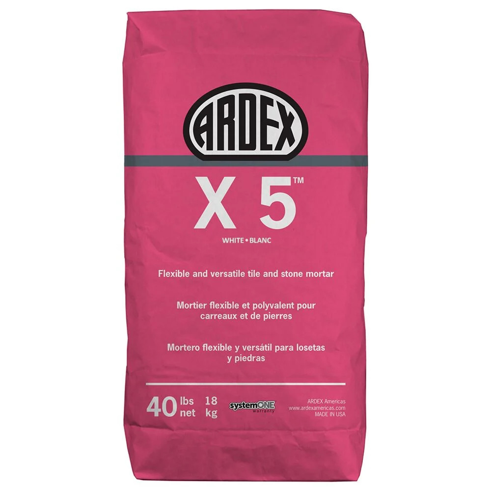 Ardex X5 Flexible and Versatile Tile and Stone Mortar - 40 lb