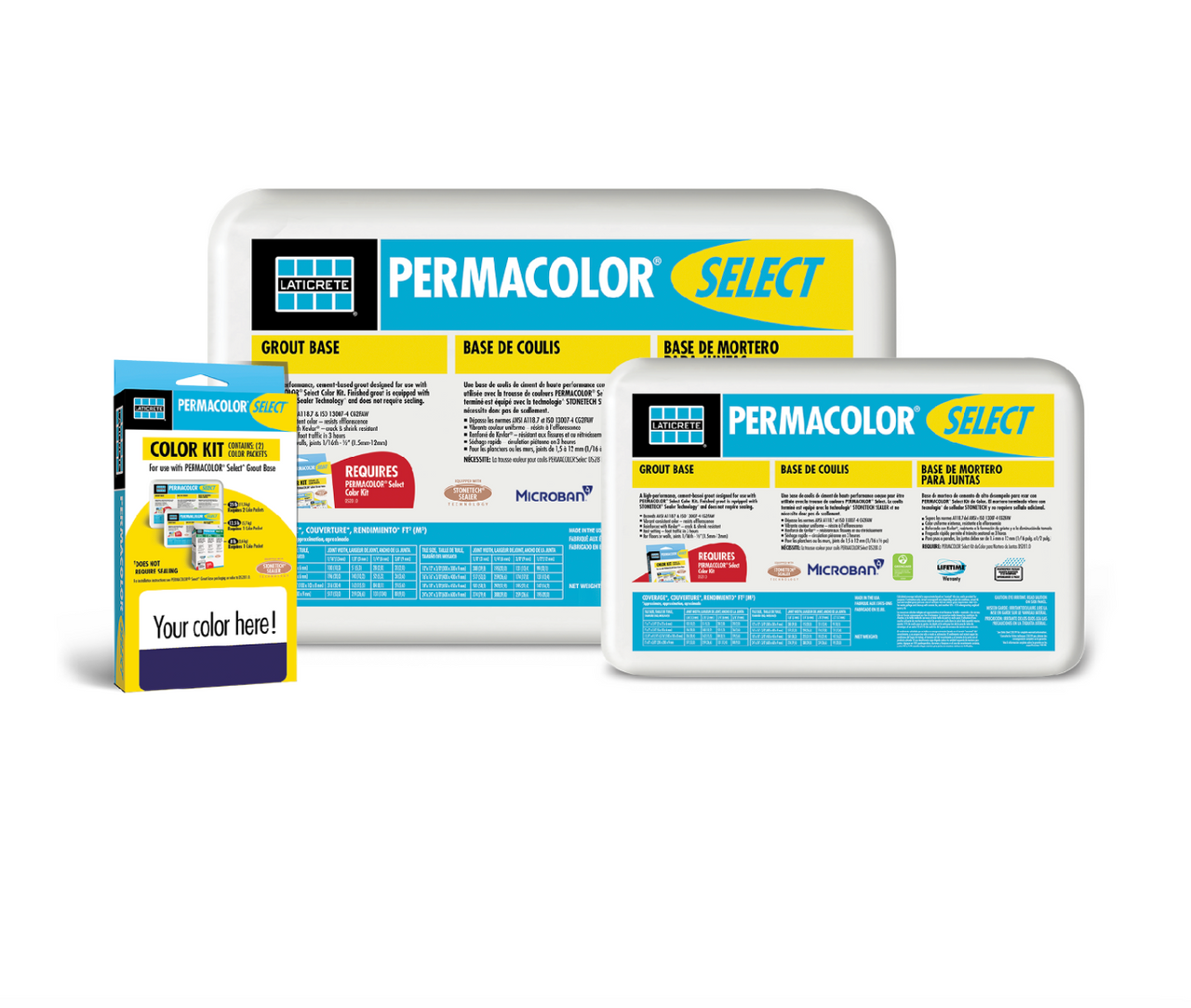 Laticrete PERMACOLOR Select Grout - Color Kits