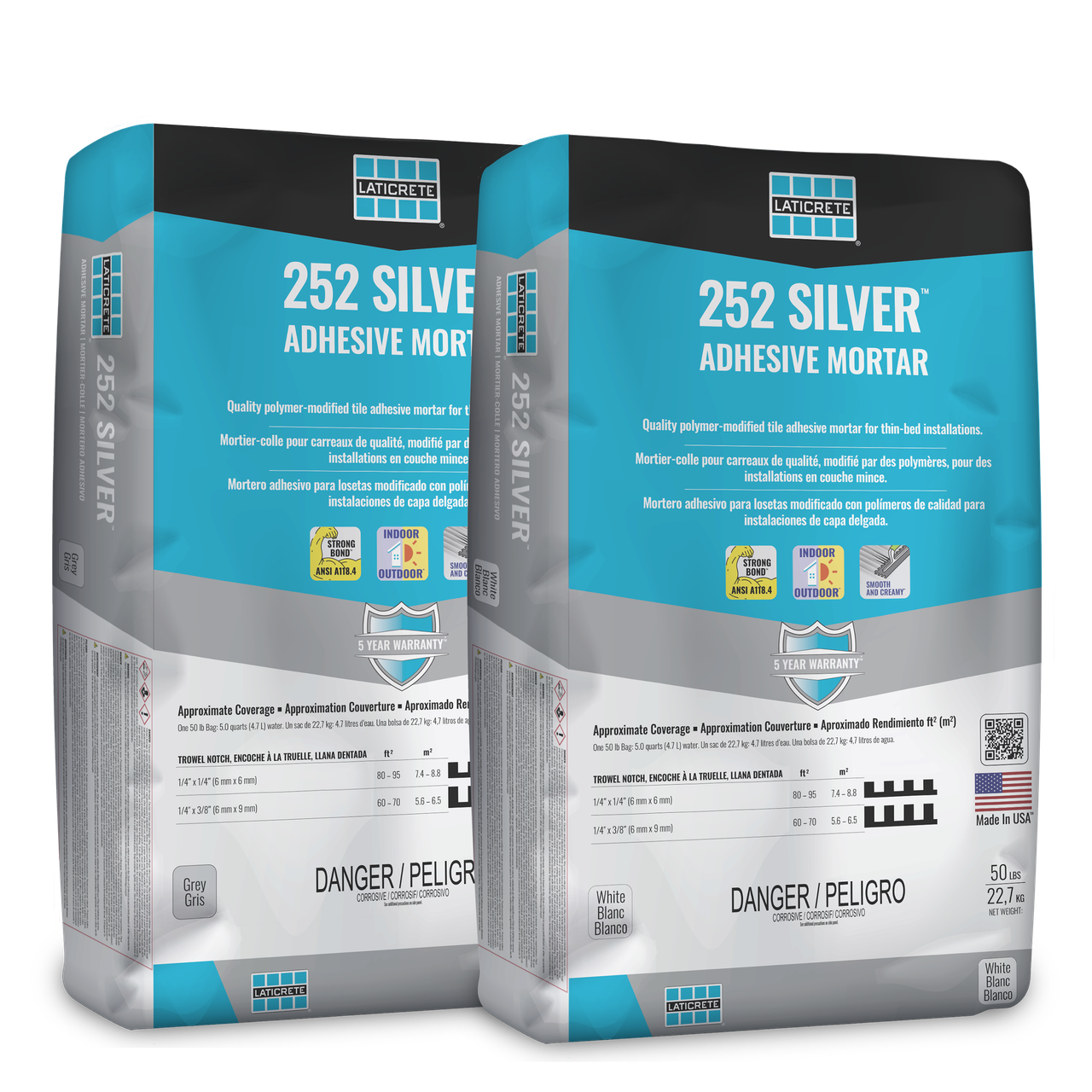 Laticrete 252 Silver Thinset - 50 lb