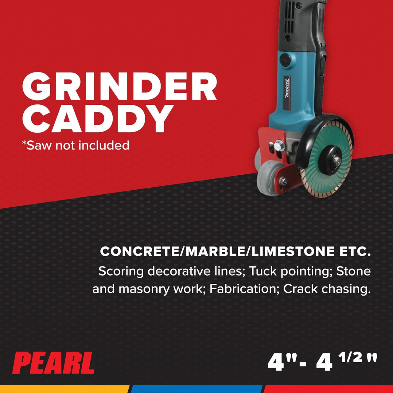 Pearl Abrasive Grinder Caddy Blade Roller
