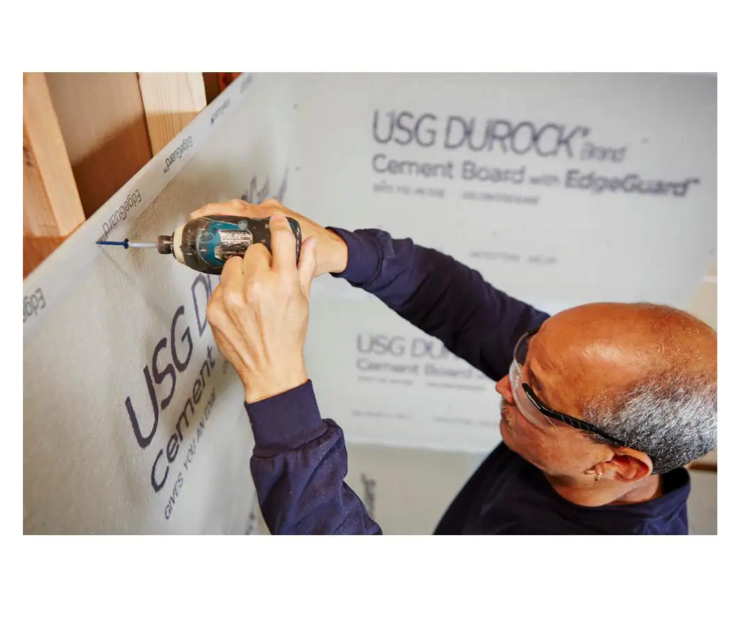 USG Durock Cement Board with Edgeguard