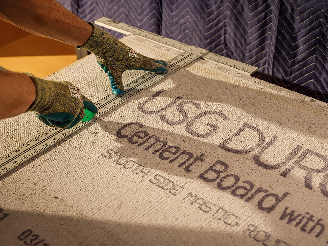 USG Durock Cement Board with Edgeguard