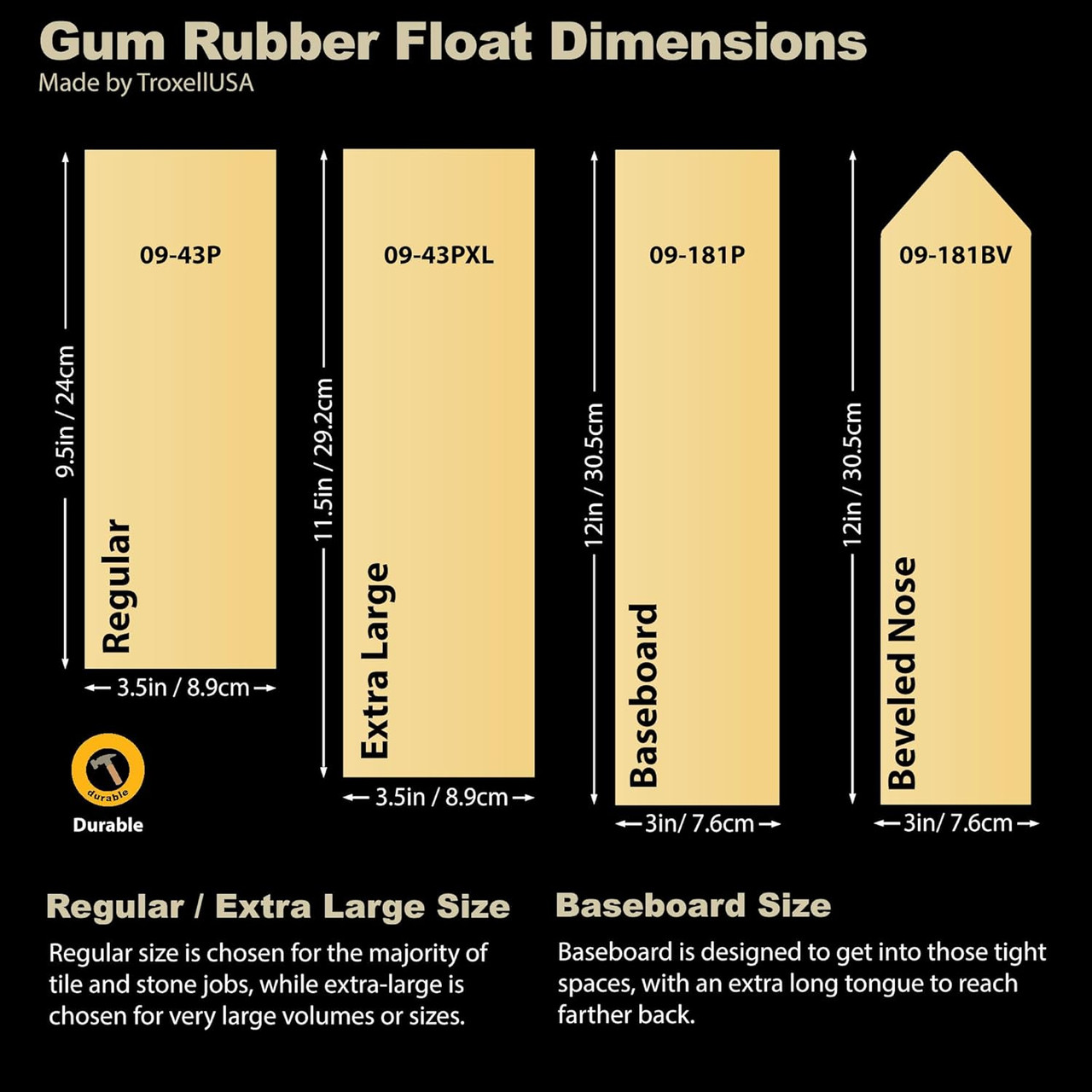 Troxell Super-Grip Proflex Gum Float