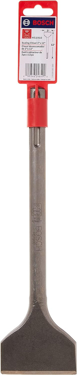Bosch 3 X 12 Scaling Chisel Sds Max Hammer Steel
