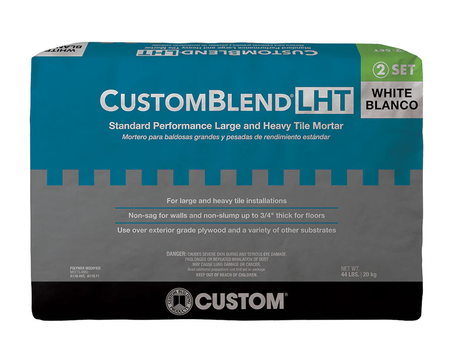 Custom CustomBlend LHT Large & Heavy Tile Mortar - 44 lb