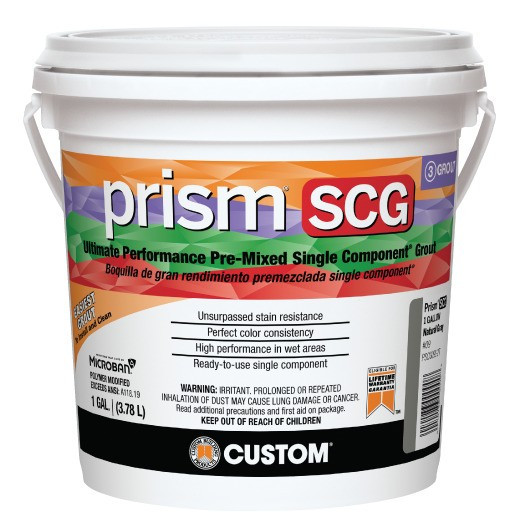 Custom Prism Ultimate Performance Pre-Mixed Single Component Grout (SCG)