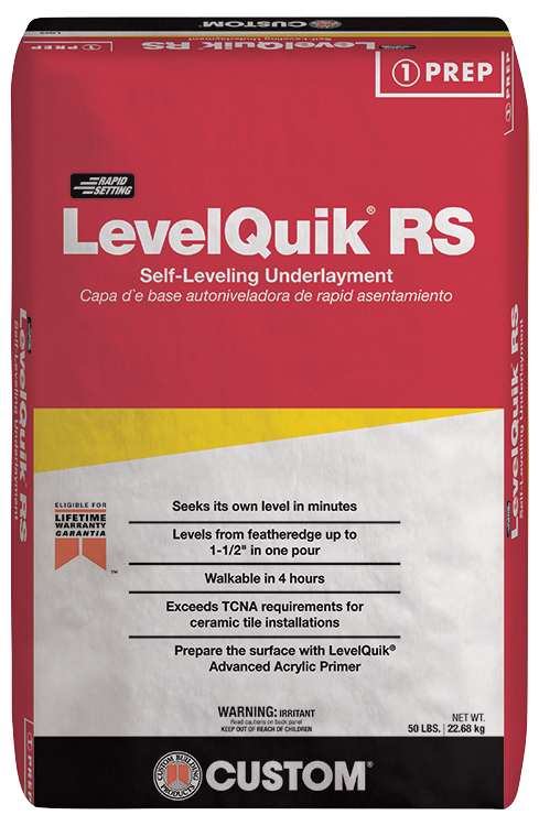 Custom LevelQuik Rapid Setting Self-Leveling Underlayment - 50 lb