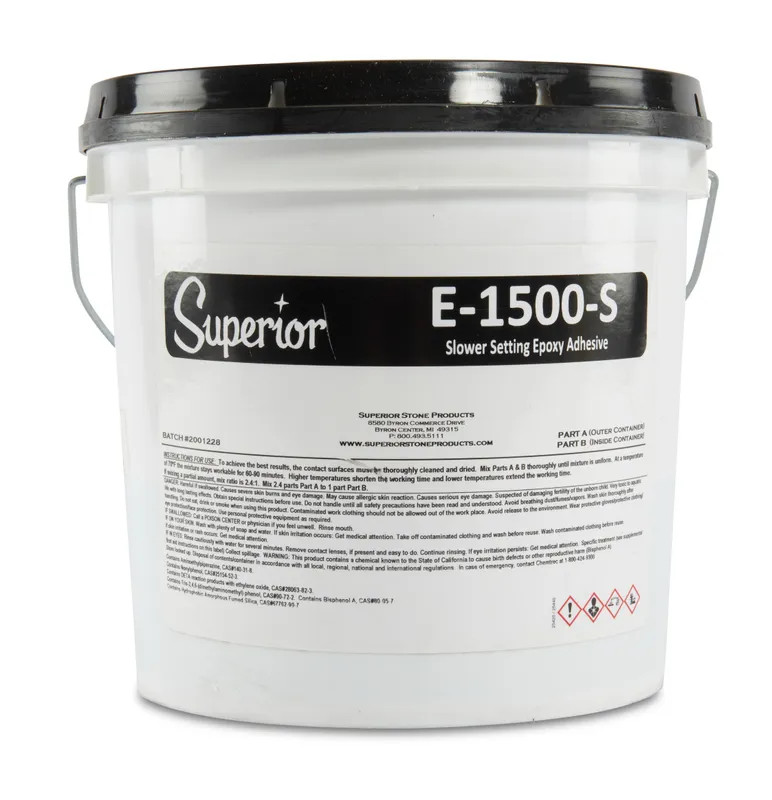 Superior E-1500-S Setting Epoxy, Slow Set - Gallon