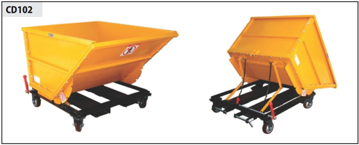 Abaco Collapsible Dumpster with Tilt