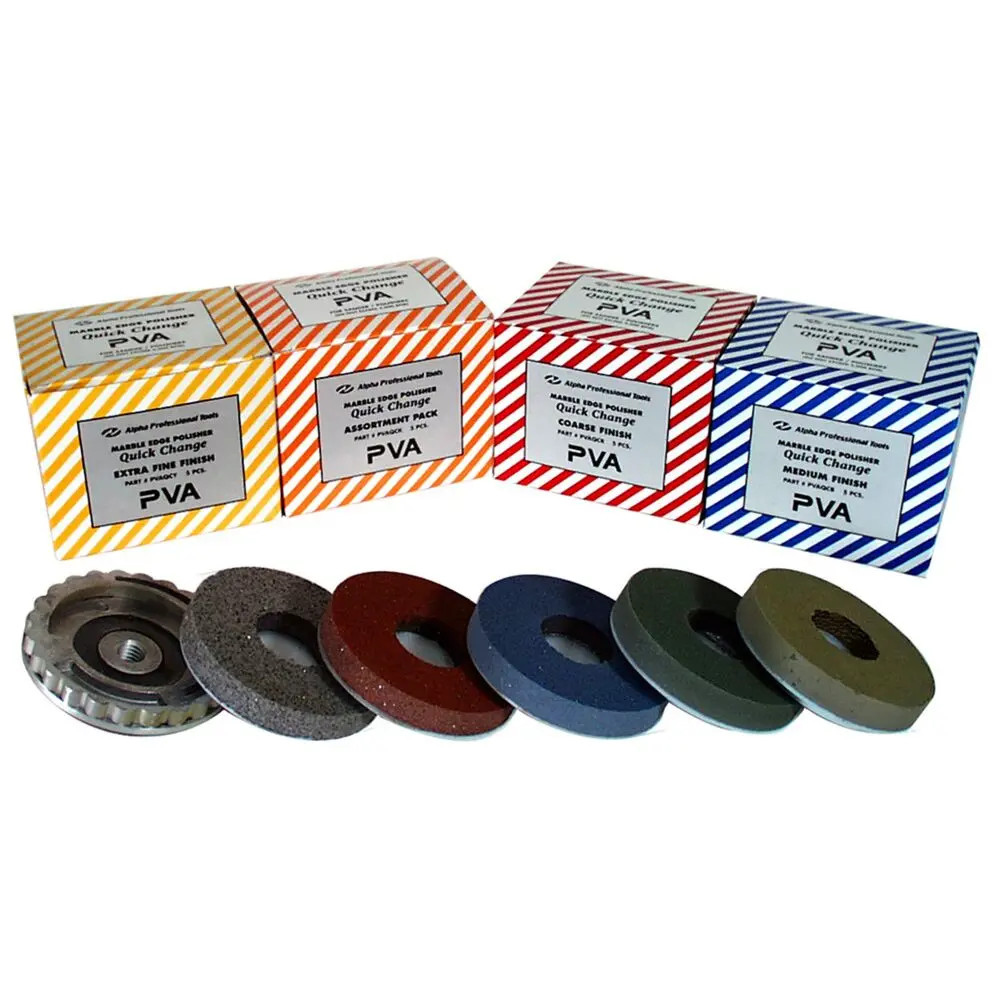 Alpha PVA Quick Change Style Marble Edge Polishing Kit