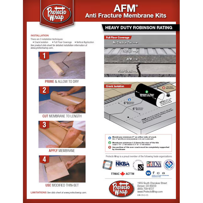 Protecto Wrap AFM Kit - Anti-fracture & Crack Suppression