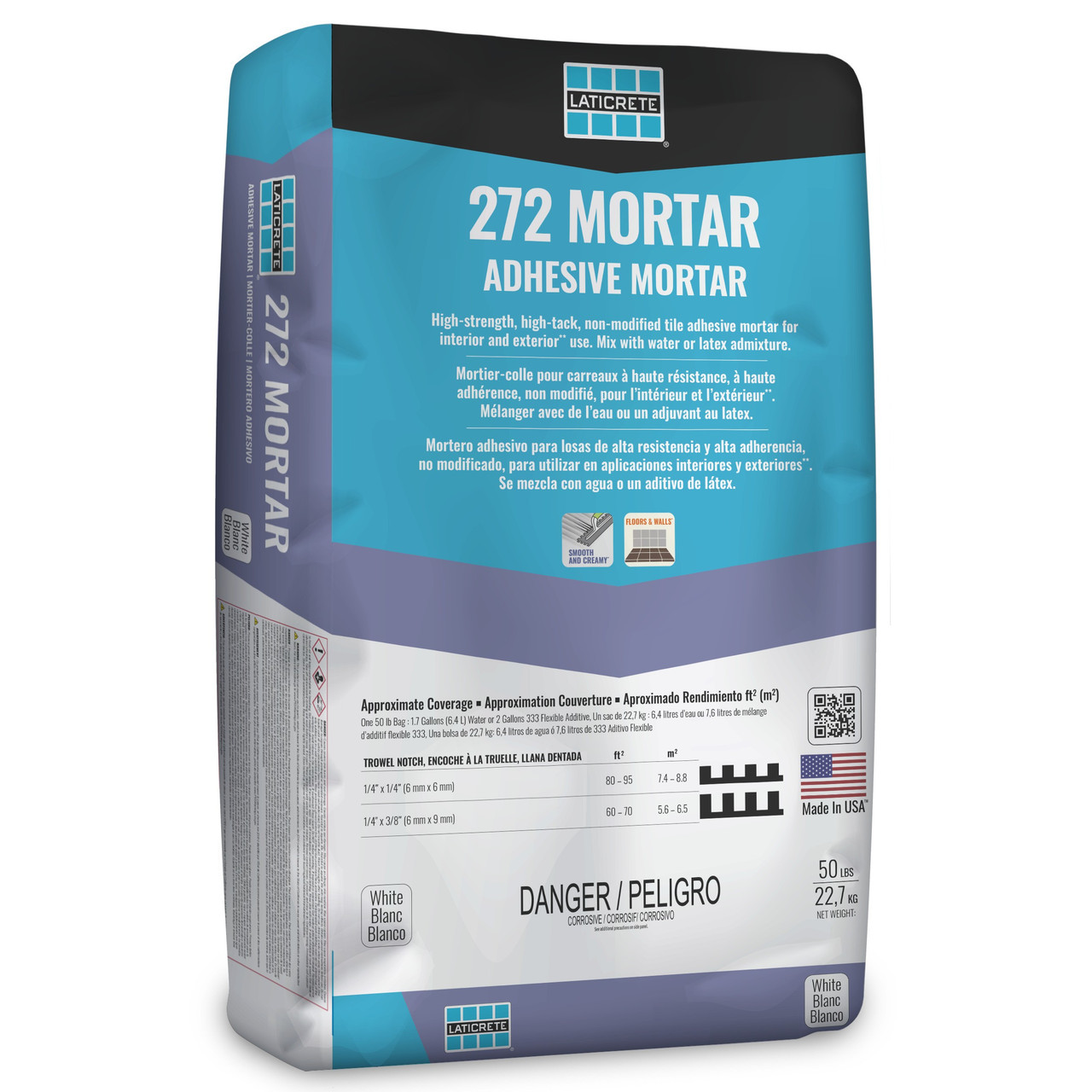 Laticrete 272 Mortar, White - 50 lb