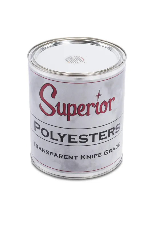 Superior Polyester Transparent Adhesive - Knife Grade