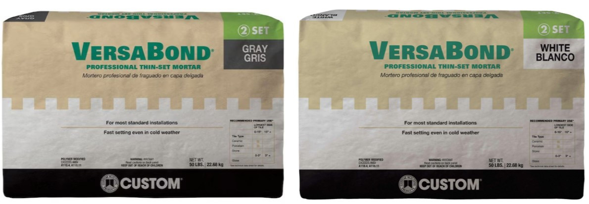 Custom VersaBond Thin-Set Mortar - 50 lb