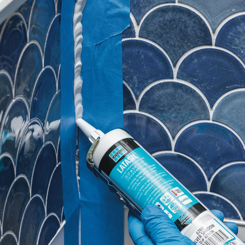 Laticrete Latasil Silicone Sealant and Caulk, 10.3 oz.