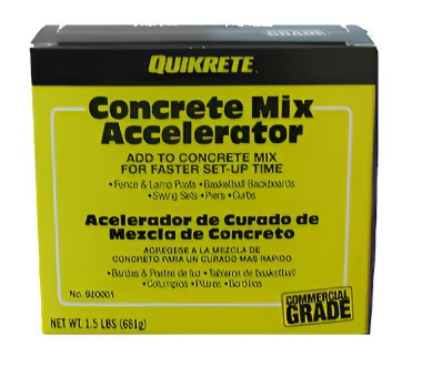 quikrete cement cure time