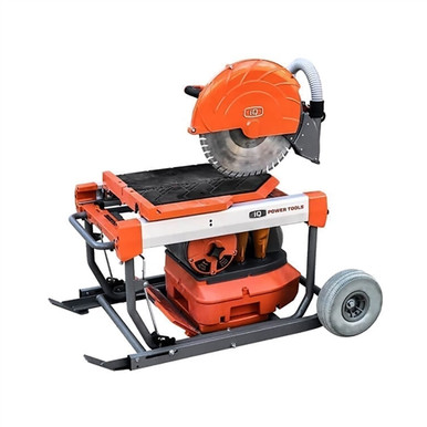 iQ Power Tools iQMS362 Masonry Saw & Stand w/ Dust Control System & 7" Q-DRIVE Segmented Combo Blade