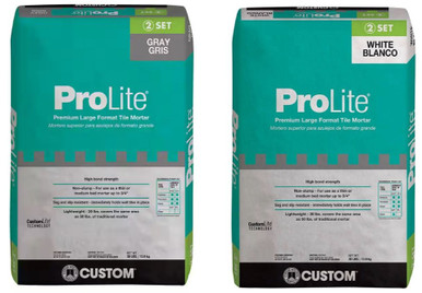 Custom ProLite Premium Large Format Tile Mortar - 30 lb
