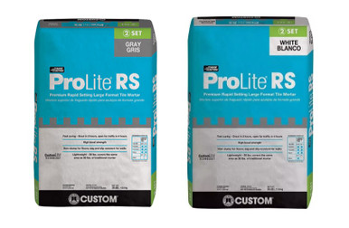 Custom ProLite Premium Rapid Setting Large Format Tile Mortar - 30 lbs