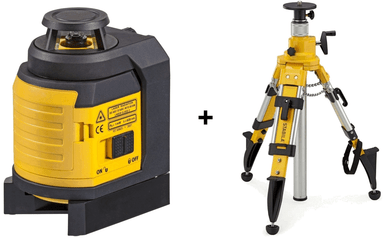 Stabila LAX400 ProLiner Multi-Line Laser Kit with Compact Elevator Tripod