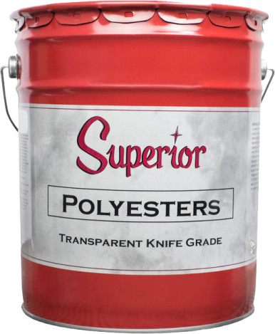 Superior Transparent Flowing Polyester Adhesive