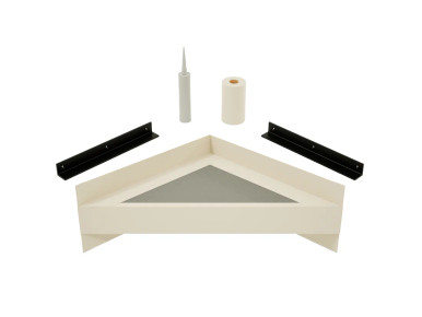 The Original Floating Corner Shower Bench Kit
