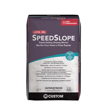 CustomTech SpeedSlope Rapid Setting Sloping Mortar - 50 lbs