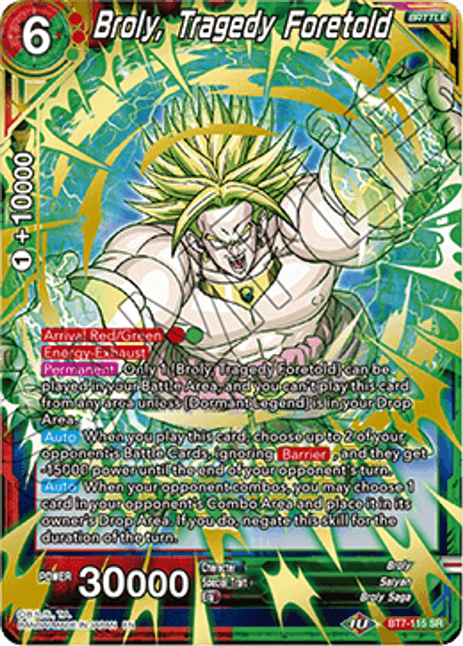 BT7-115: Broly, Tragedy Foretold