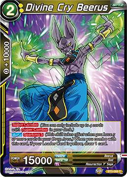 BT5-089: Divine Cry Beerus