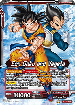 BT6-001: Son Goku and Vegeta // SSB Gogeta, Fusion Perfected