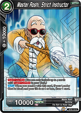 BT6-110: Master Roshi, Strict Instructor