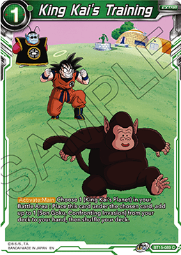 BT15-089: King Kai's Training