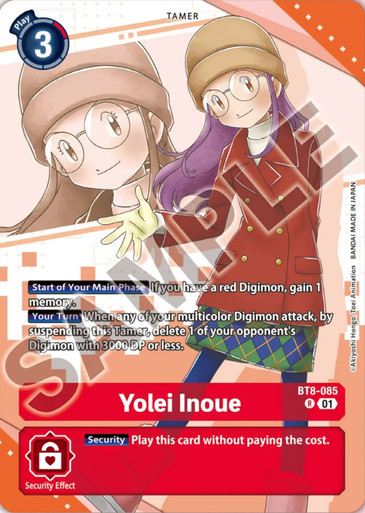 BT8-085: Yolei Inoue (Premium Heroines Set)