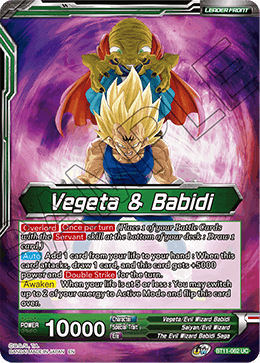 BT11-062: Vegeta & Babidi // Babidi & Prince of Destruction Vegeta, Mightiest Majin (Foil)