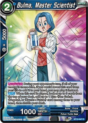 BT10-047: Bulma, Master Scientist (SD18 Reprint)