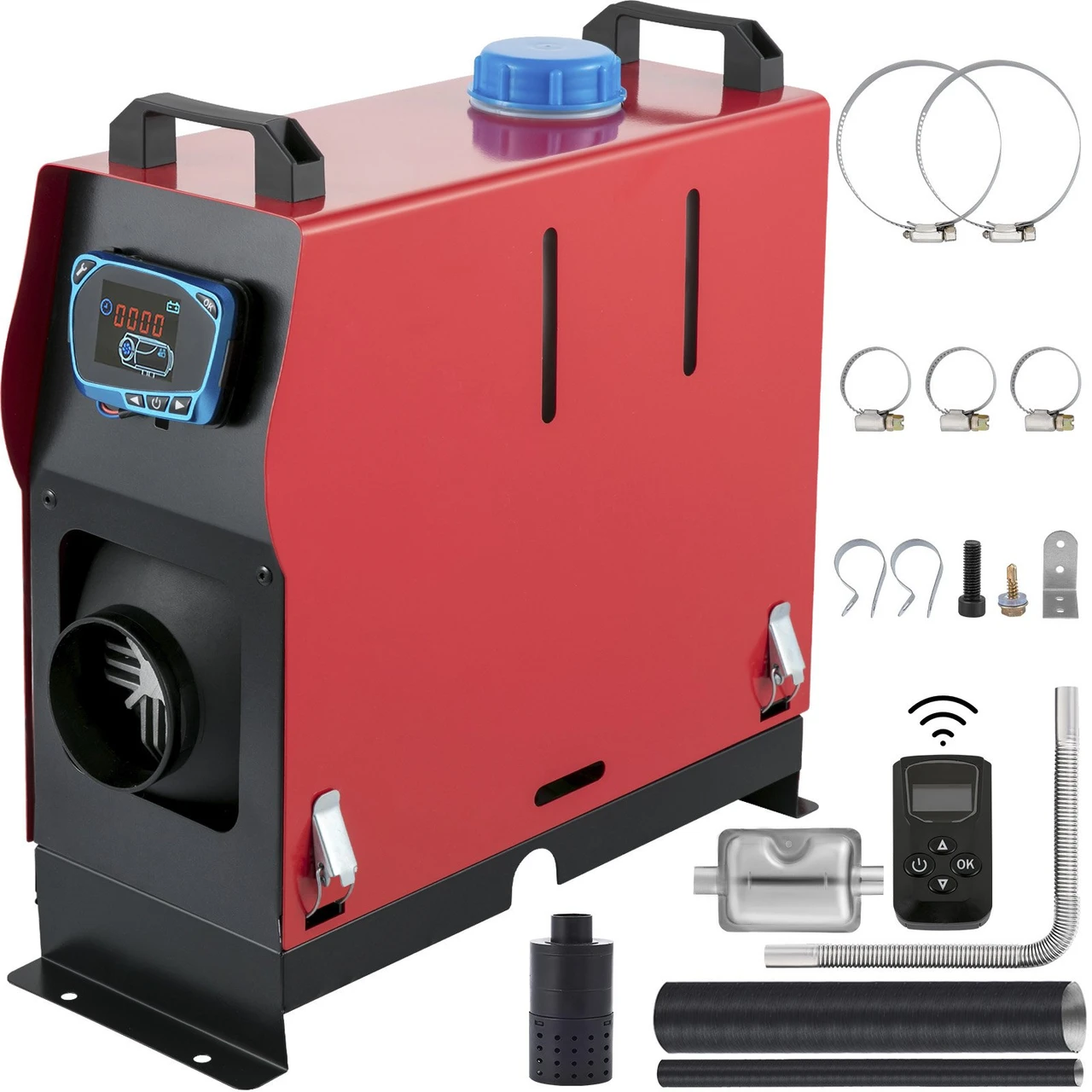Diesel Air Heater, 8KW 12V All in One Bunk Heater, Large Air Outlet ...