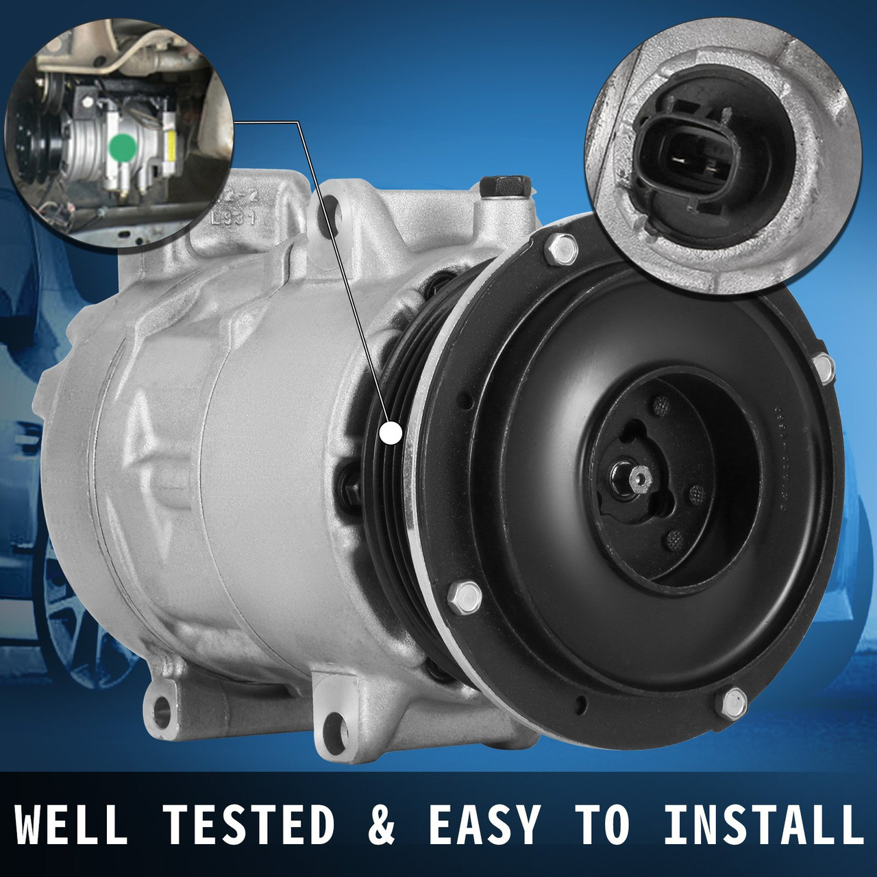 A/C Compressor For CO 11178JC 8831006240 07-08 Toyota Camry 06-08 RAV4 2.4L