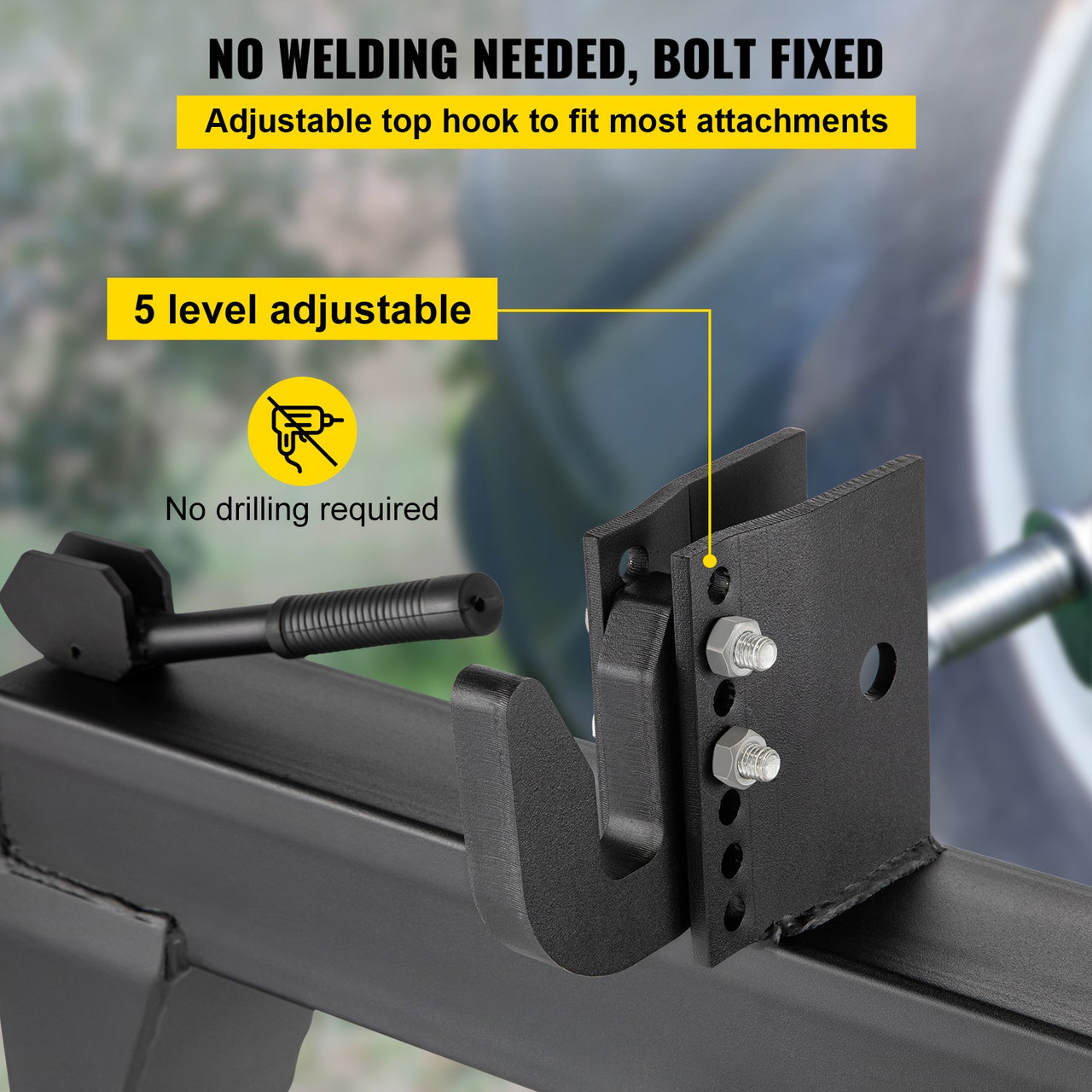 Category 1 And 2, 3 Point Quick Hitch, 3000 LB Heavy Duty Alloy Steel ...