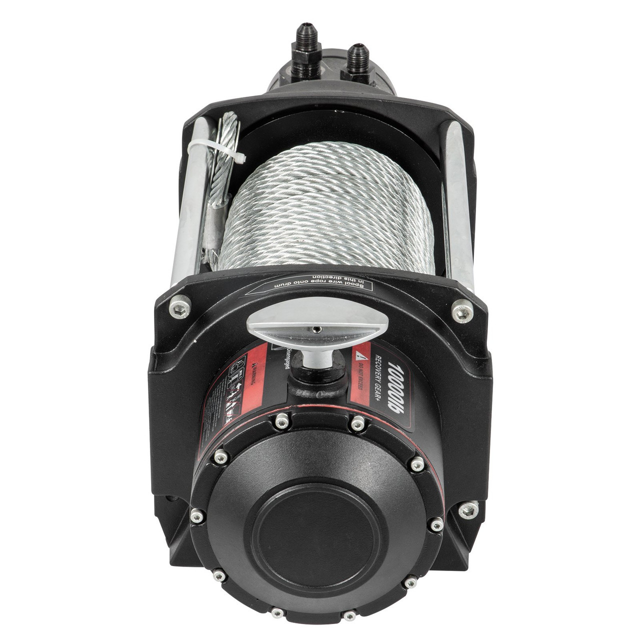 Hydraulic Winch, Anchor Winch 10000 lbs,Steel Cable Drive Winch for Towing