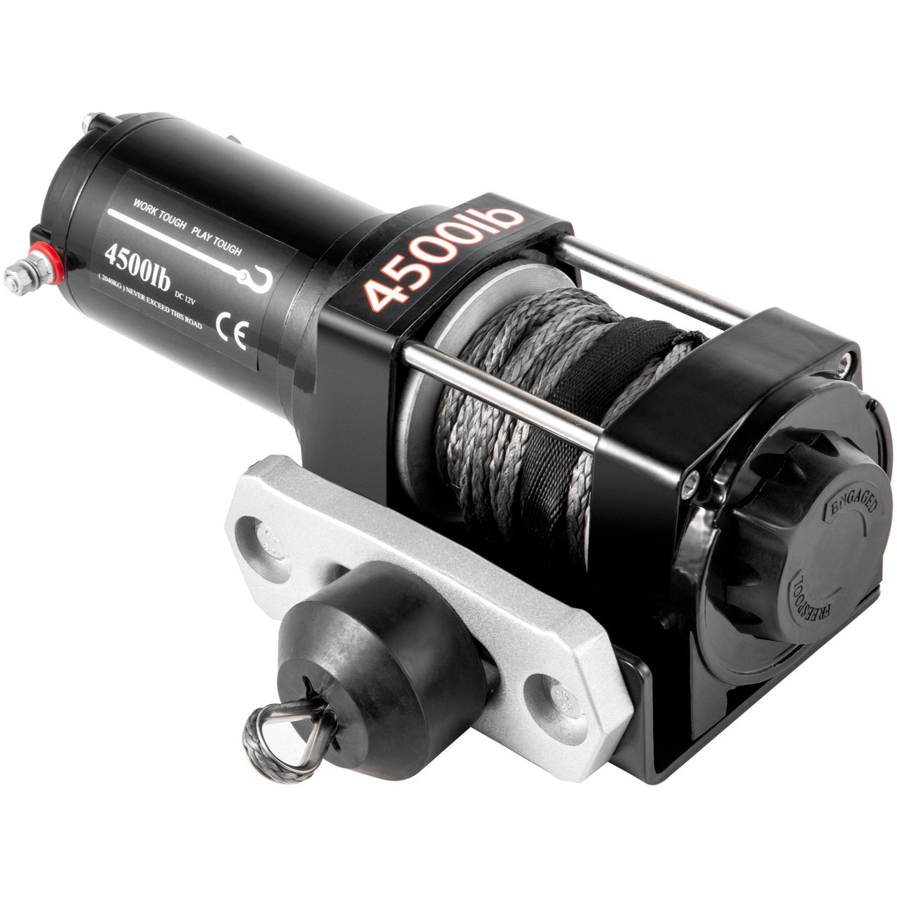 Truck Winch, Electric Winch 4,500LBS Power Winch 12V DC Motor for UTV ...